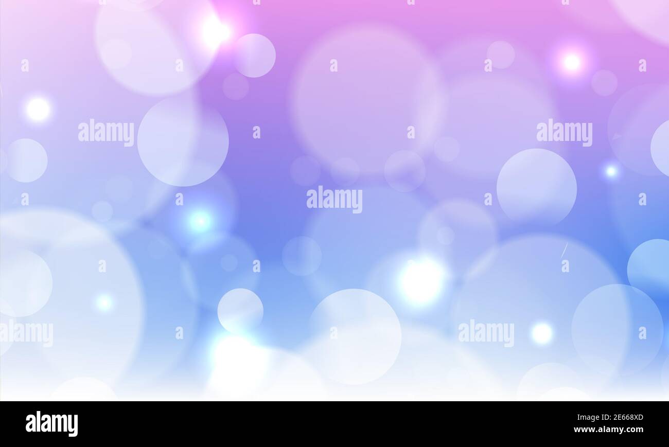 Abstract light golden gradient pink festive bokeh background with ...