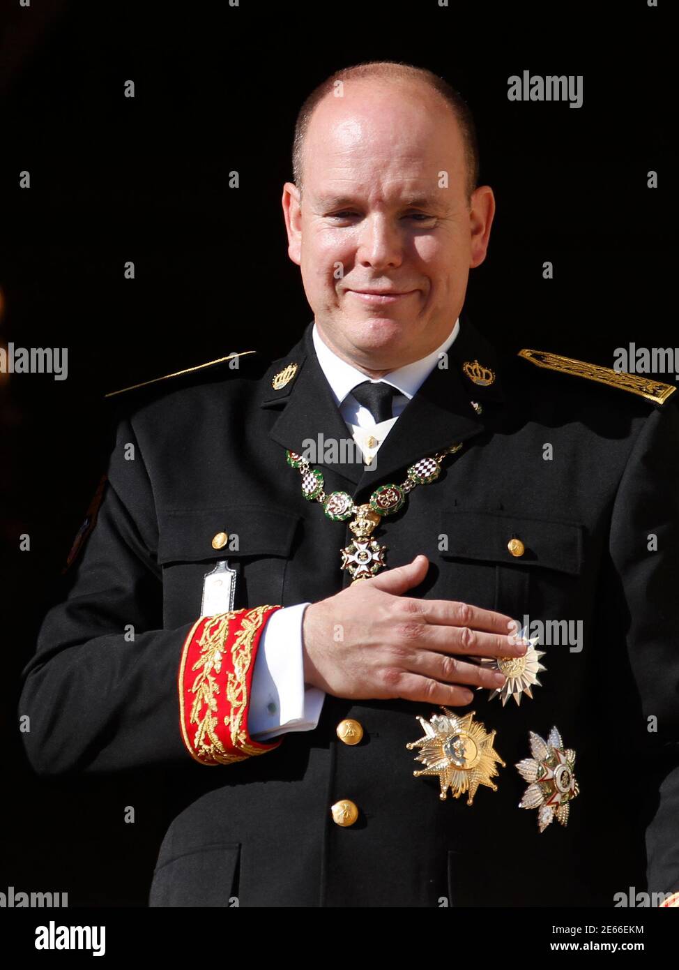 Prince albert of monaco in stands hi-res stock photography and images ...