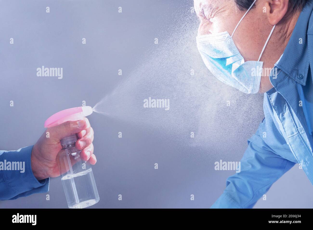 Alcohol spray dispenser hi-res stock photography and images - Alamy