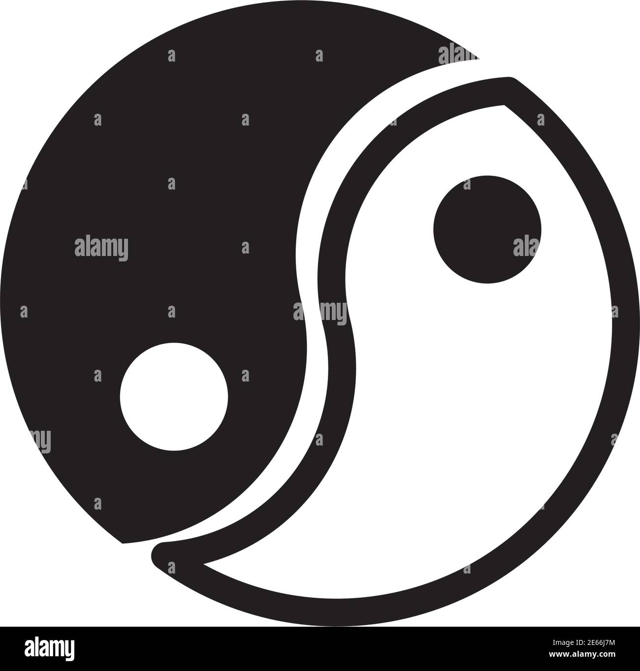 Yin Yang Vectors High Resolution Stock Photography and Images - Alamy