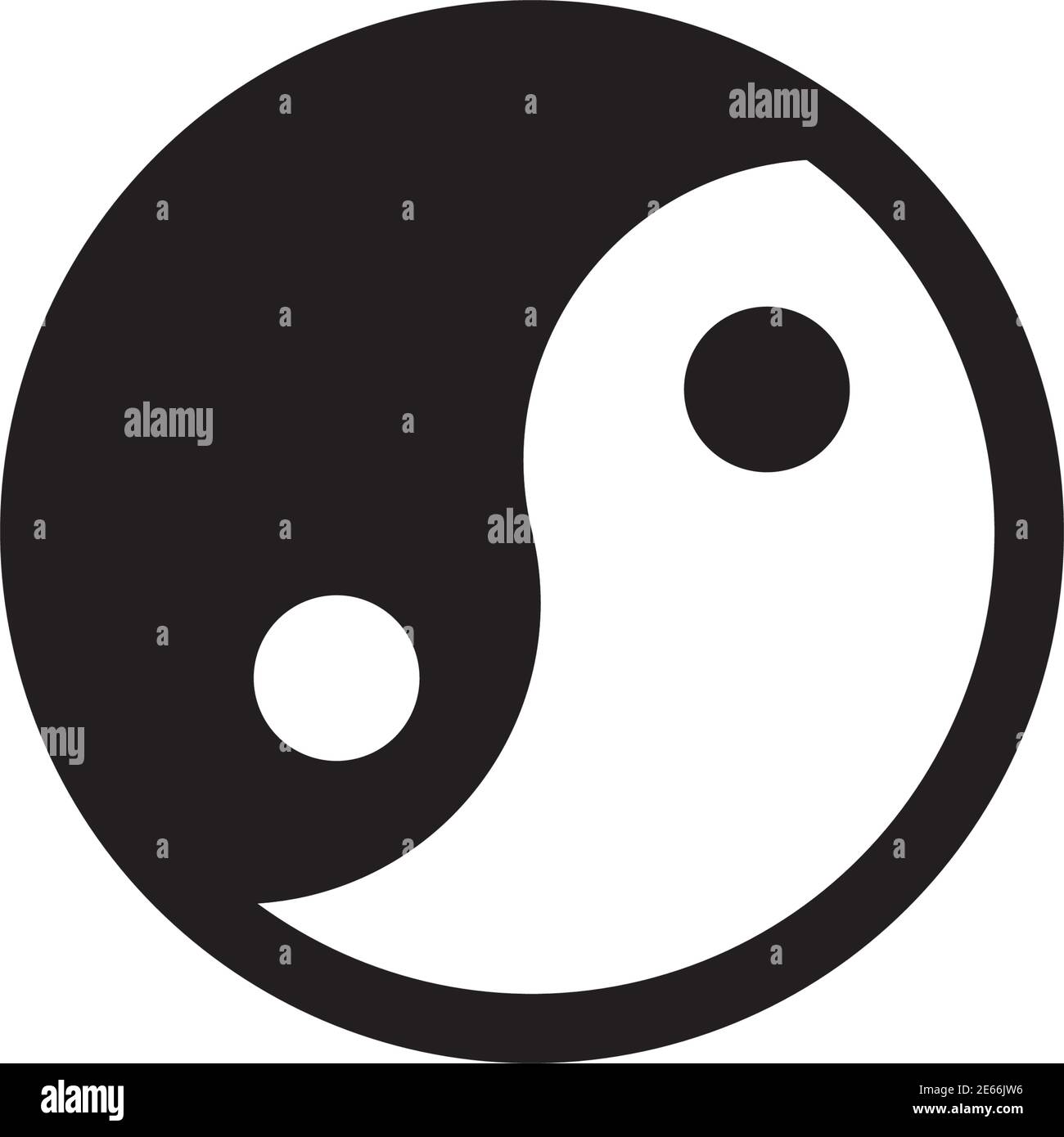Yin Yang Vectors High Resolution Stock Photography and Images - Alamy
