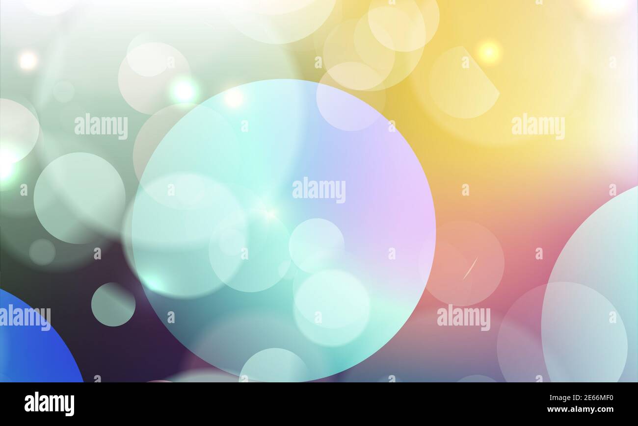 Abstract light golden gradient pink festive bokeh background with ...