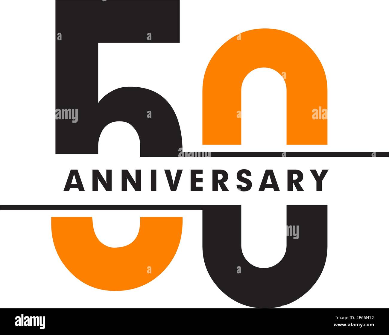 50th celebrating anniversary emblem logo design inspiration vector ...