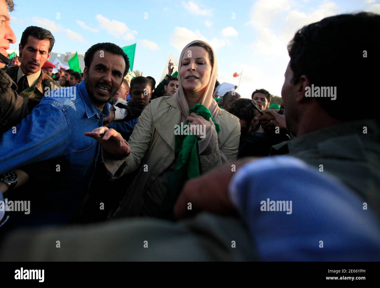 Aisha gaddafi hi-res stock photography and images - Alamy