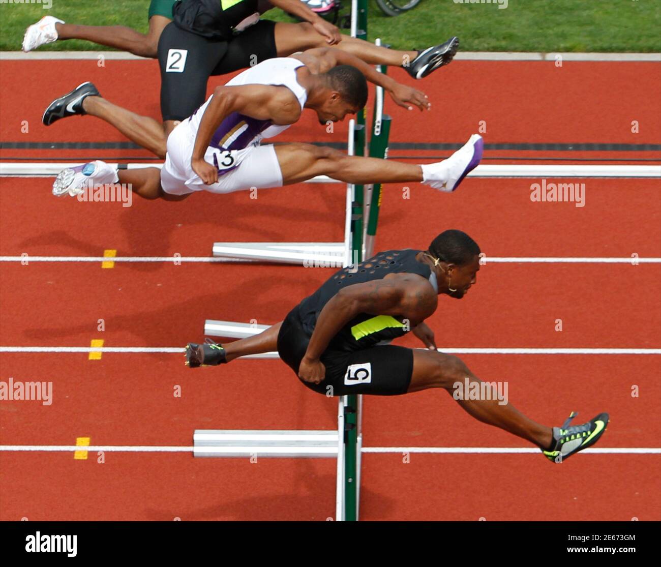 Leads 110m Hurdles High Resolution Stock Photography and Images - Alamy