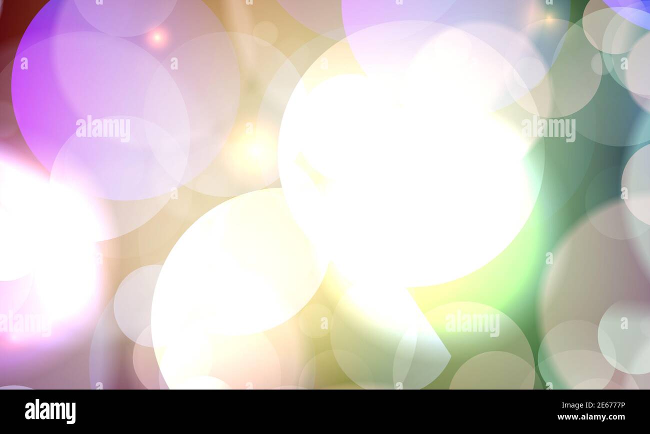 Abstract light golden gradient pink festive bokeh background with ...