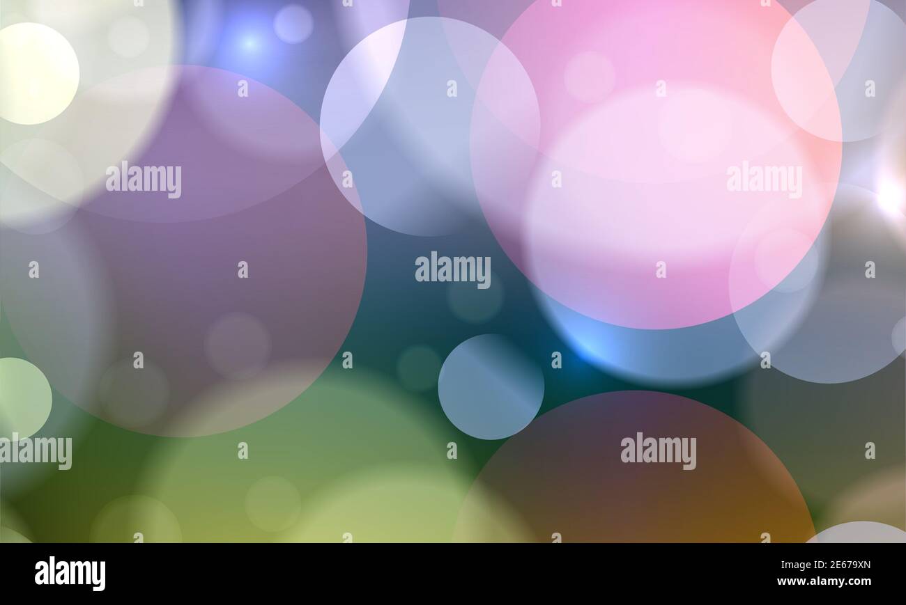 Abstract light golden gradient pink festive bokeh background with ...