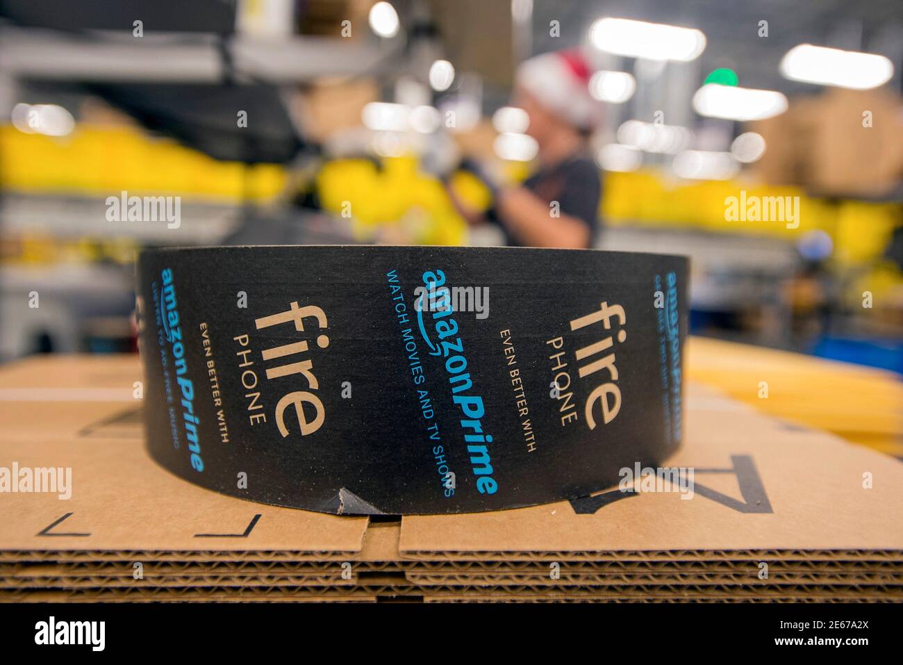 Amazon box tape hi-res stock photography and images - Alamy