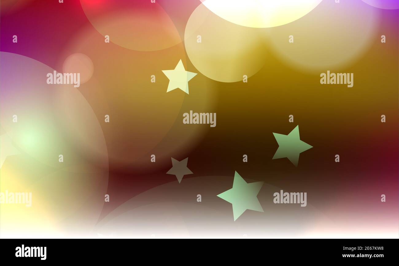 Abstract light golden gradient pink festive bokeh background with ...