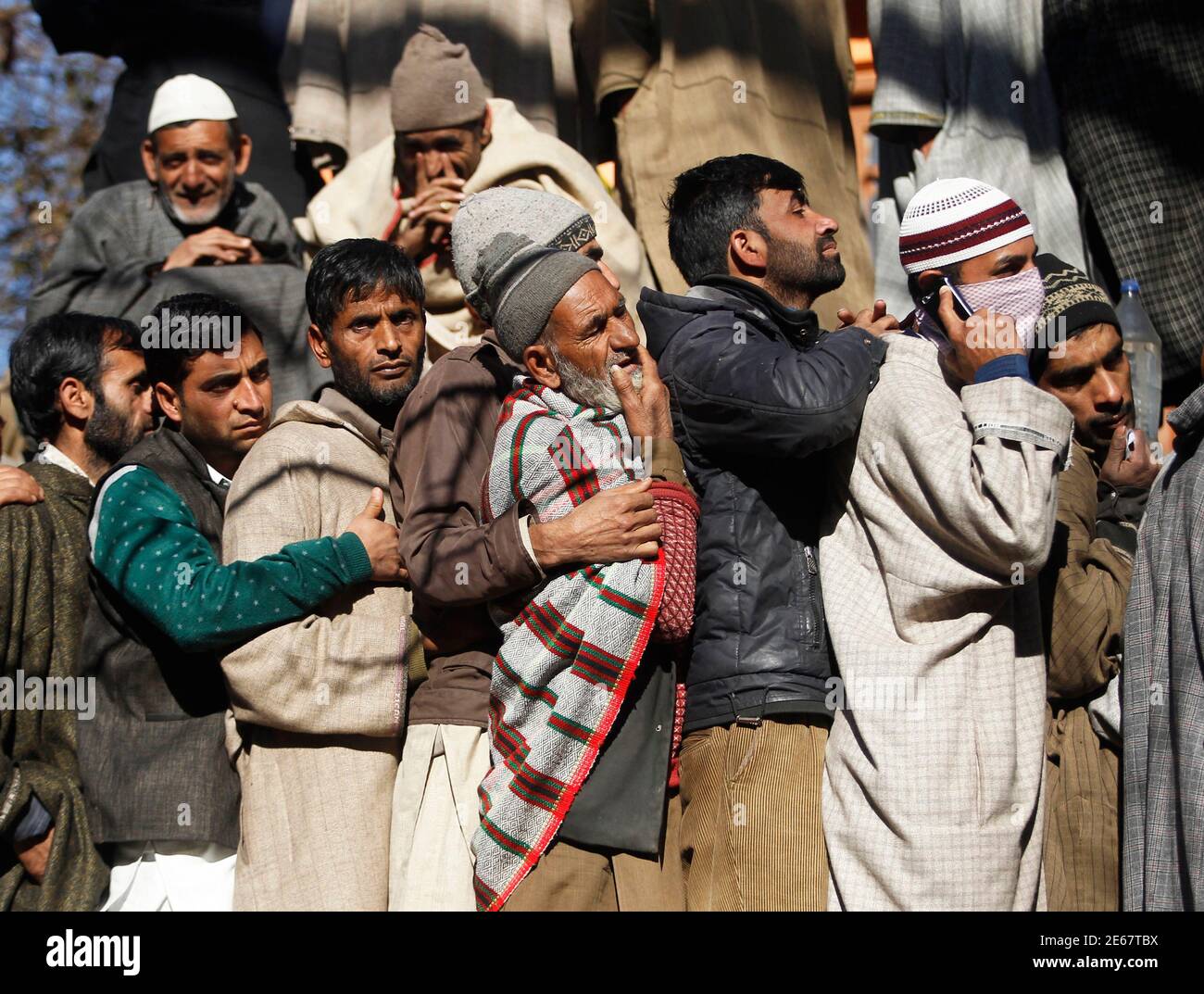 Indian vote queue men hi-res stock photography and images - Alamy