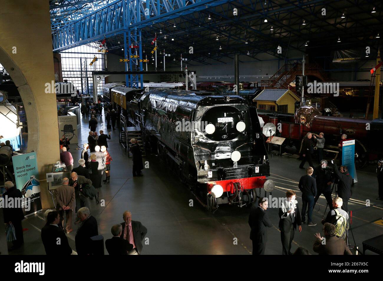 Winston churchill funeral train hi-res stock photography and images - Alamy