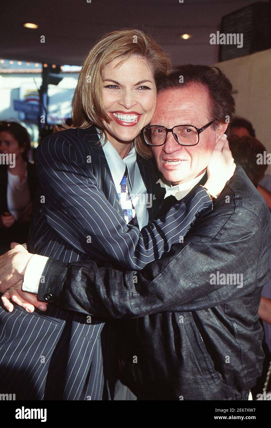 Larry king and wife red carpet event hi-res stock photography and ...
