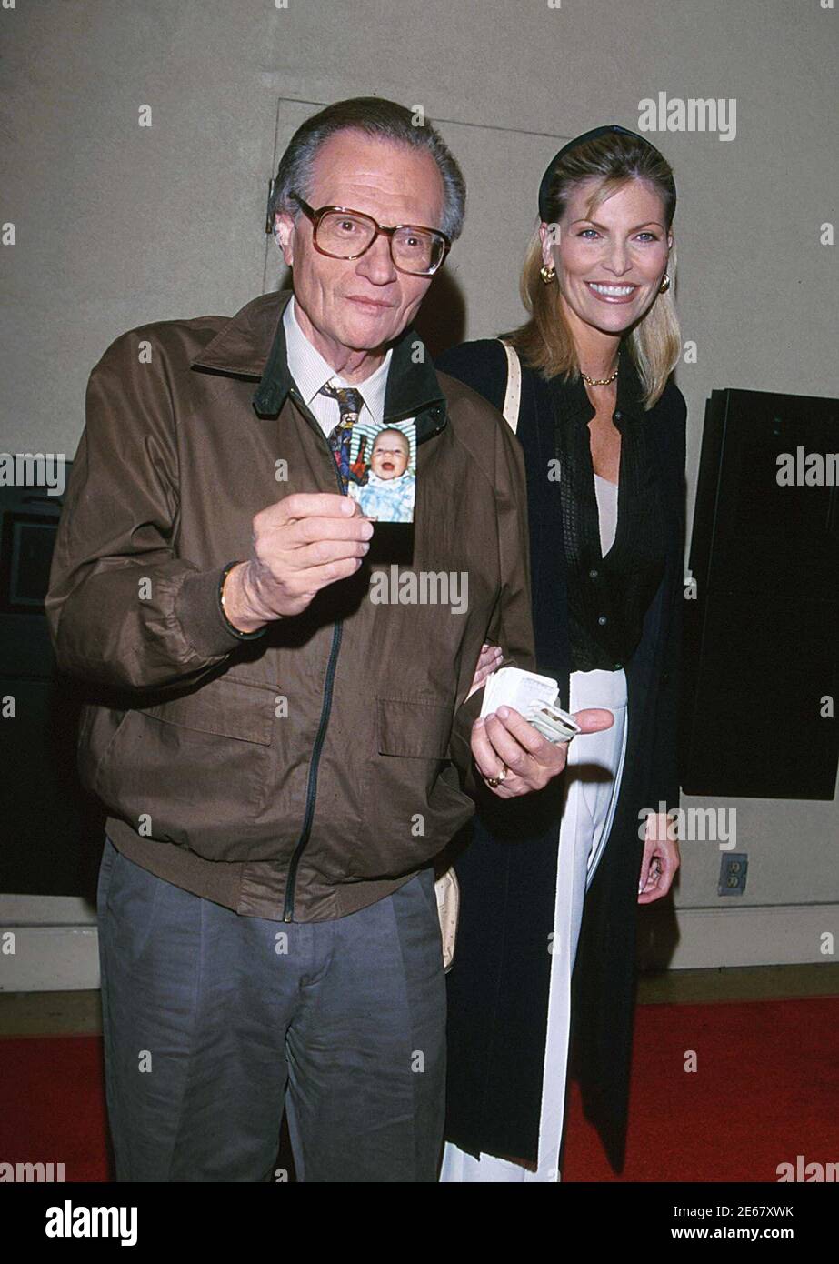 Los Angeles, USA. 15th Oct, 2007. King Larry. wife & pict. of dau ...