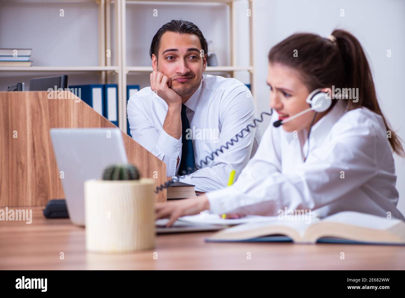 Team laughing call centre hi-res stock photography and images - Alamy