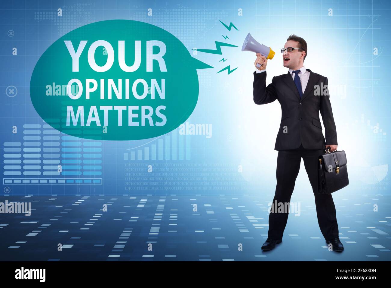 Concept of receiving feedback from the customers Stock Photo - Alamy