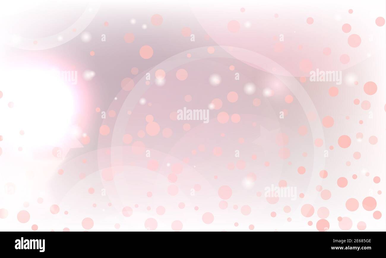 Abstract light golden gradient pink festive bokeh background with ...