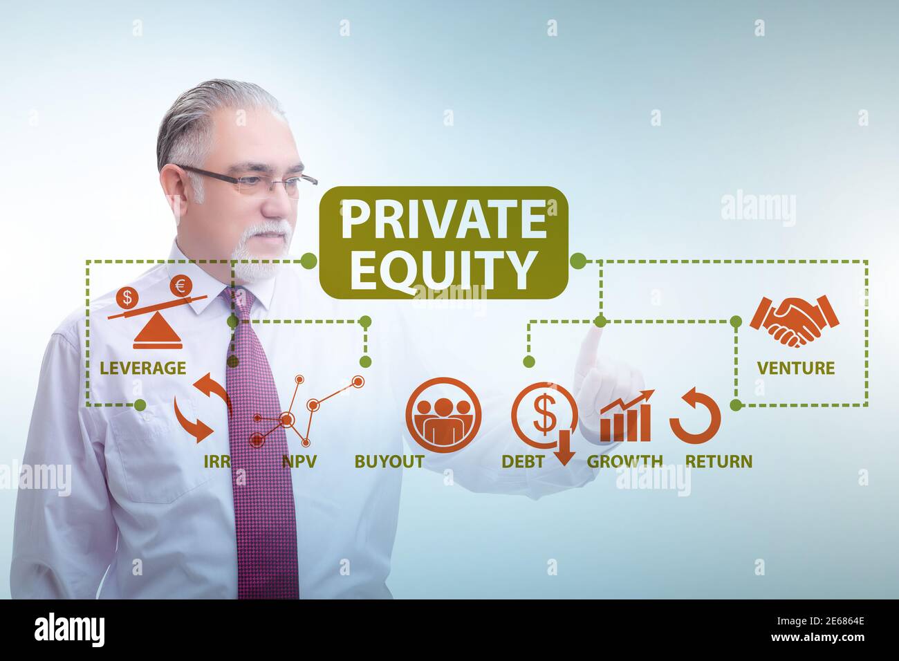 Private equity investment as a business concept Stock Photo - Alamy