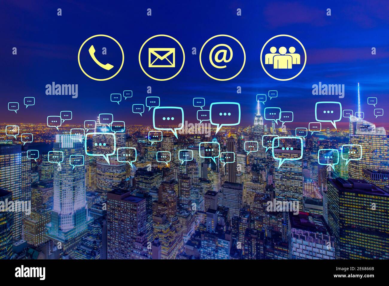Communication concept with the key contact means Stock Photo - Alamy