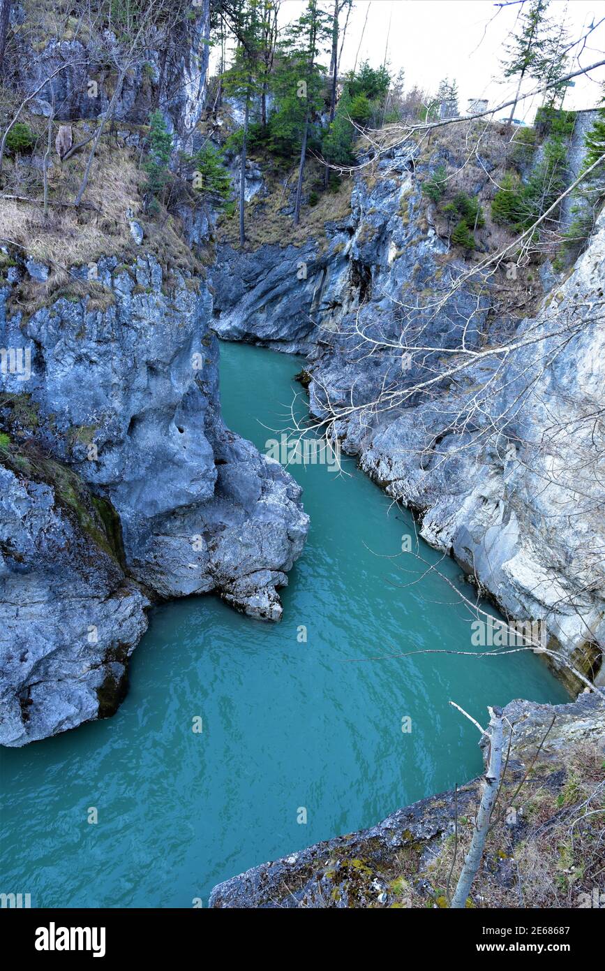 Alps Stream, Fussen, Germany Stock Photo - Alamy
