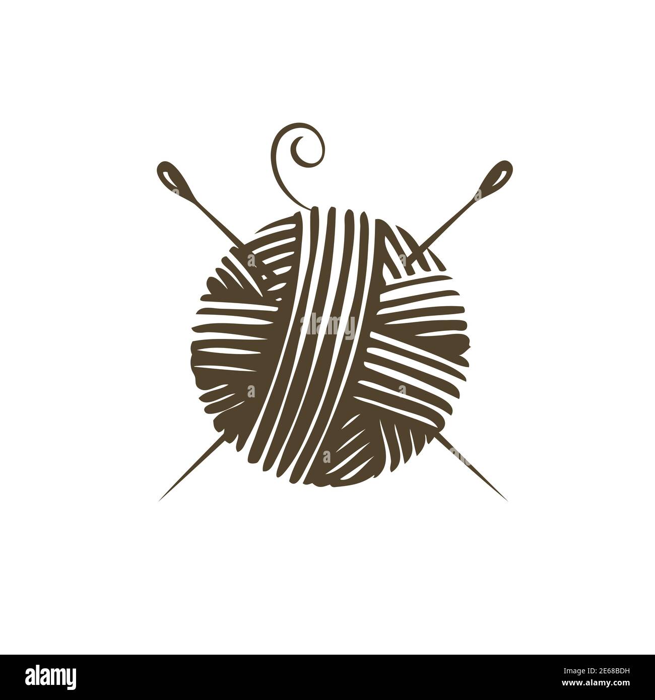 Hobby knitting Stock Vector Images - Alamy