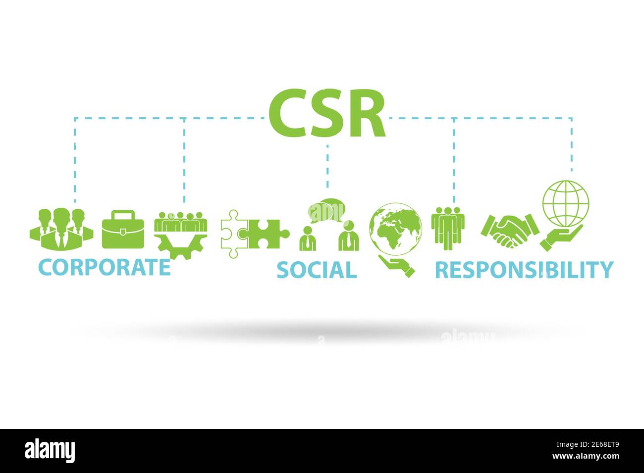 Concept of the CSR - corporate social responsibility Stock Photo - Alamy