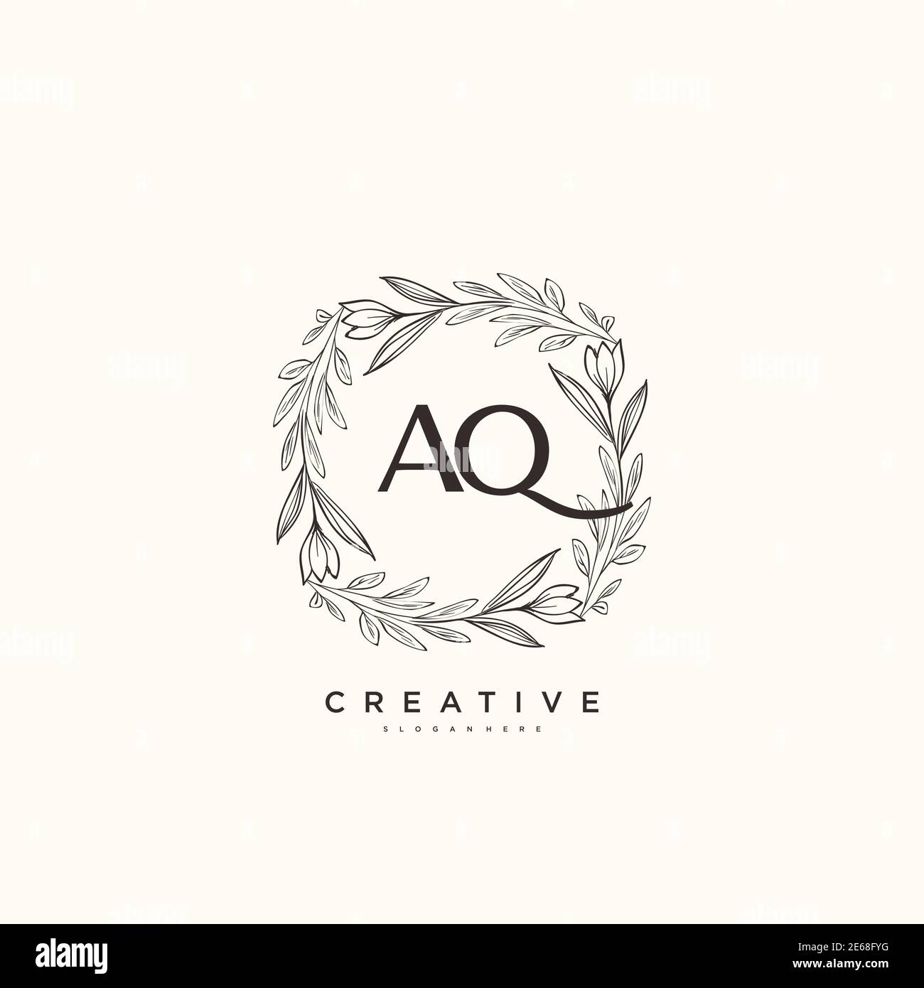 Aq logo vector vectors hi-res stock photography and images - Alamy