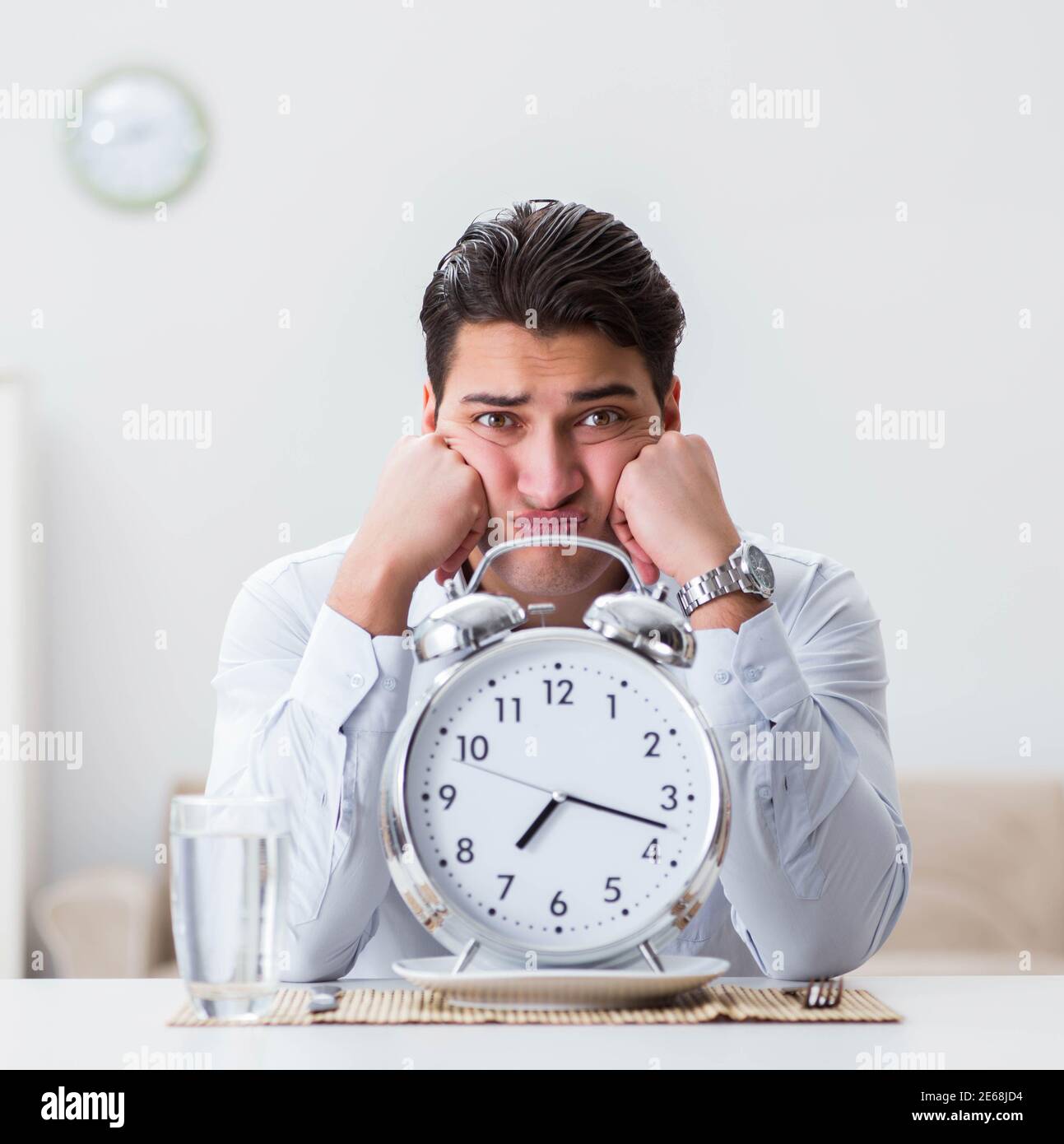 The concept of slow service in restaurants Stock Photo - Alamy