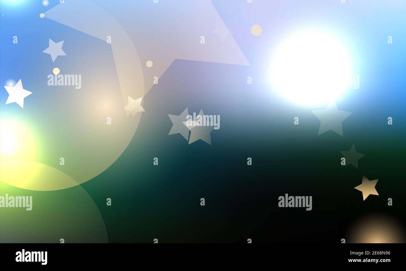 Abstract light golden gradient pink festive bokeh background with ...