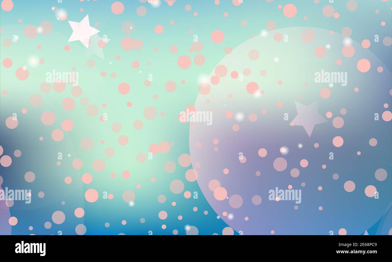 Abstract light golden gradient pink festive bokeh background with ...