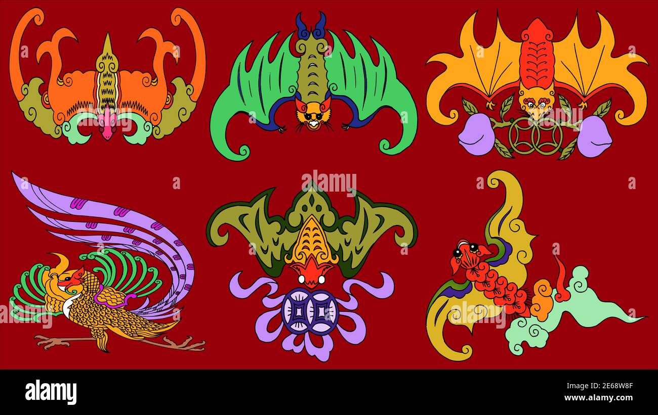 Chinese icon Stock Vector Images - Alamy