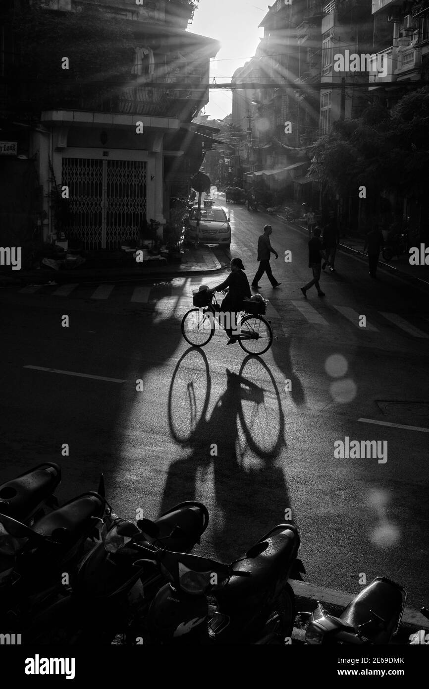 Hanoi city Black and White Stock Photos & Images - Alamy