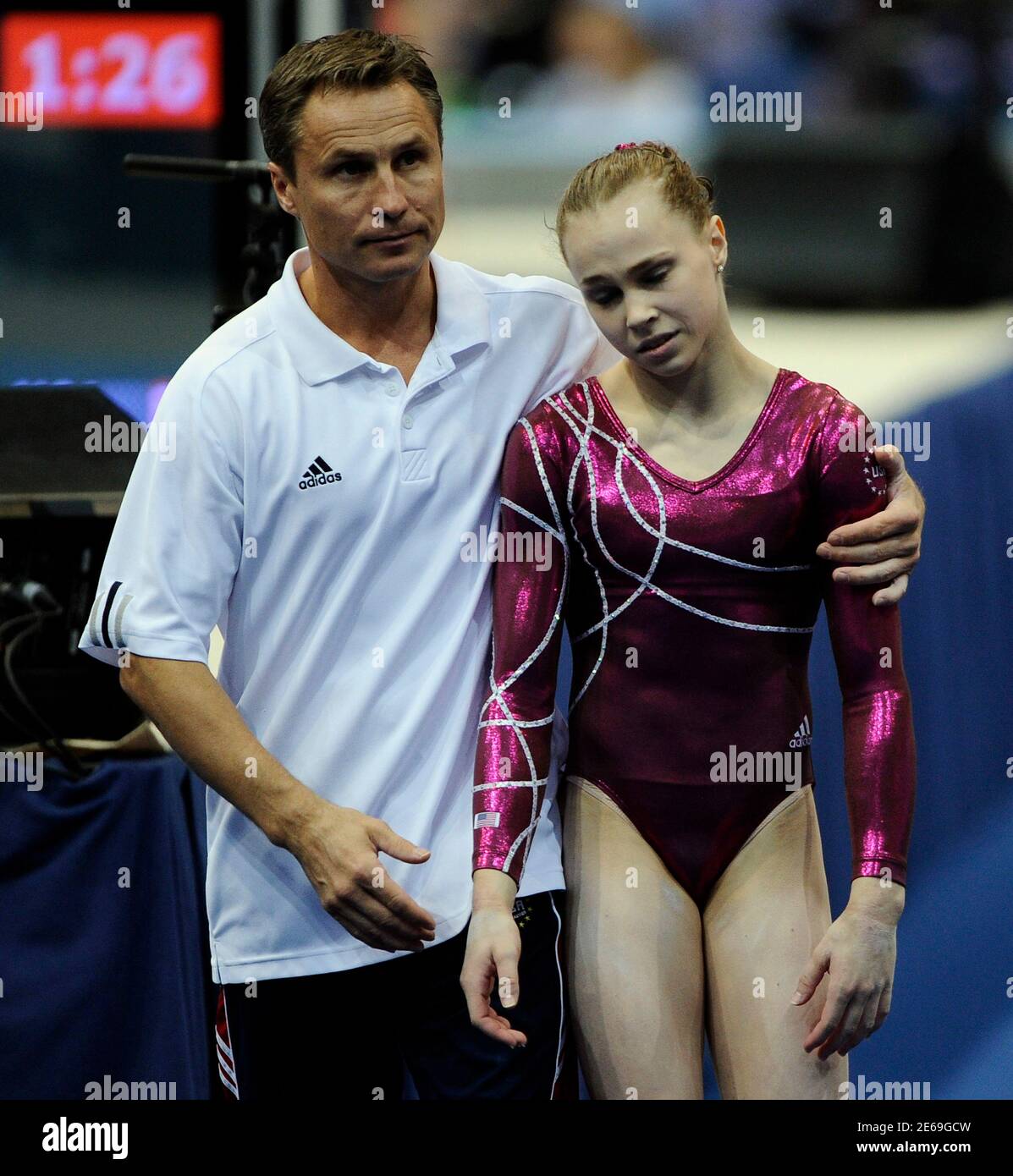 Womens artistic gymnastics individual floor final hi-res stock ...