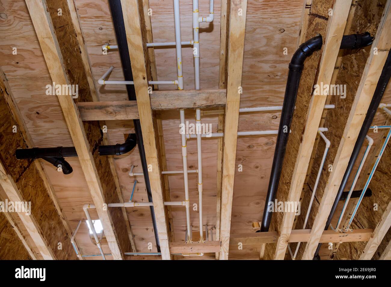 PVC waste water system rough plumbing drainage pipe and fitting ...