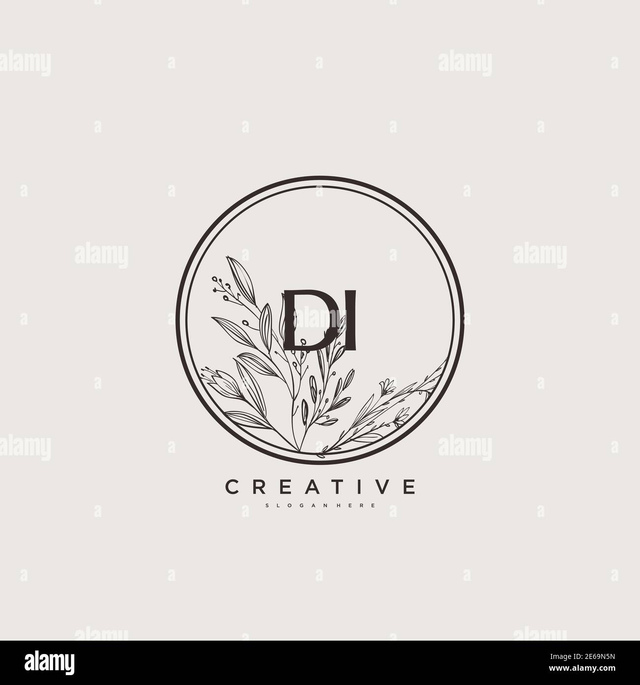 Di logo vector vectors hi-res stock photography and images - Alamy