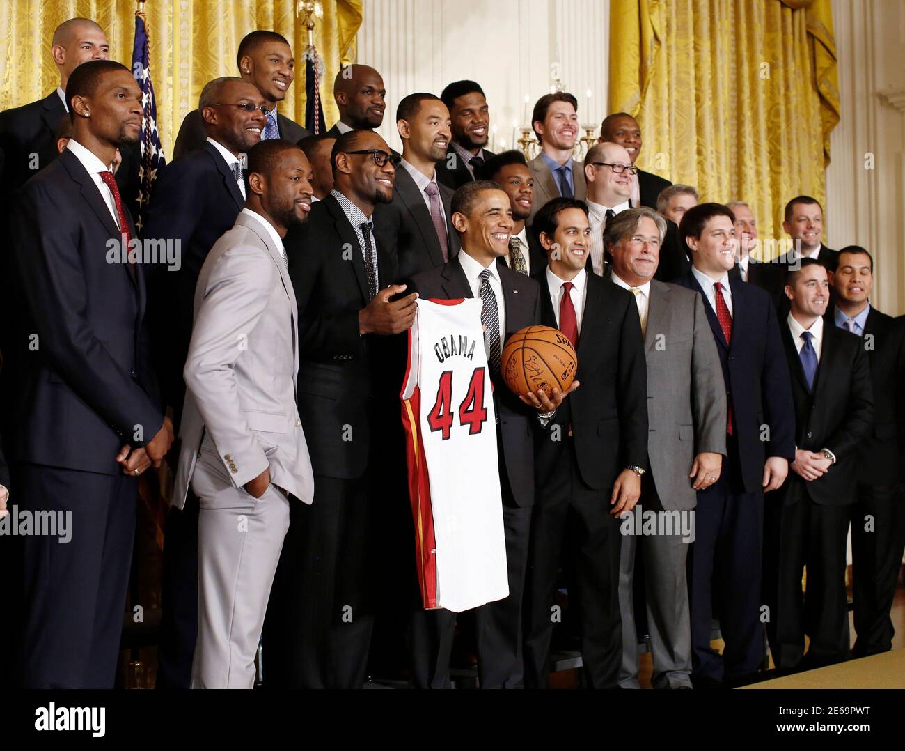 Dwayne wade and lebron james hi-res stock photography and images - Alamy