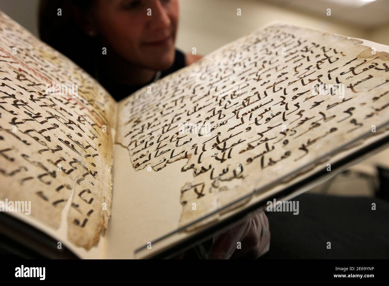 Oldest manuscript of hi-res stock photography and images - Alamy