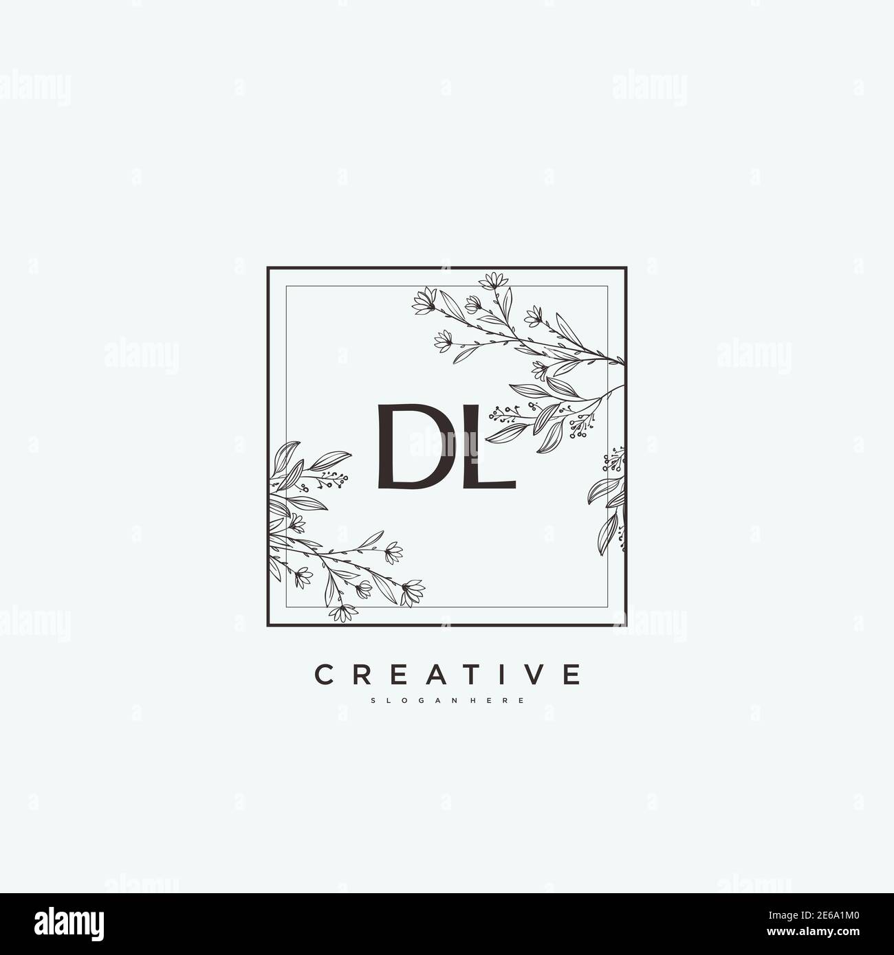 DL Beauty vector initial logo art, handwriting logo of initial ...
