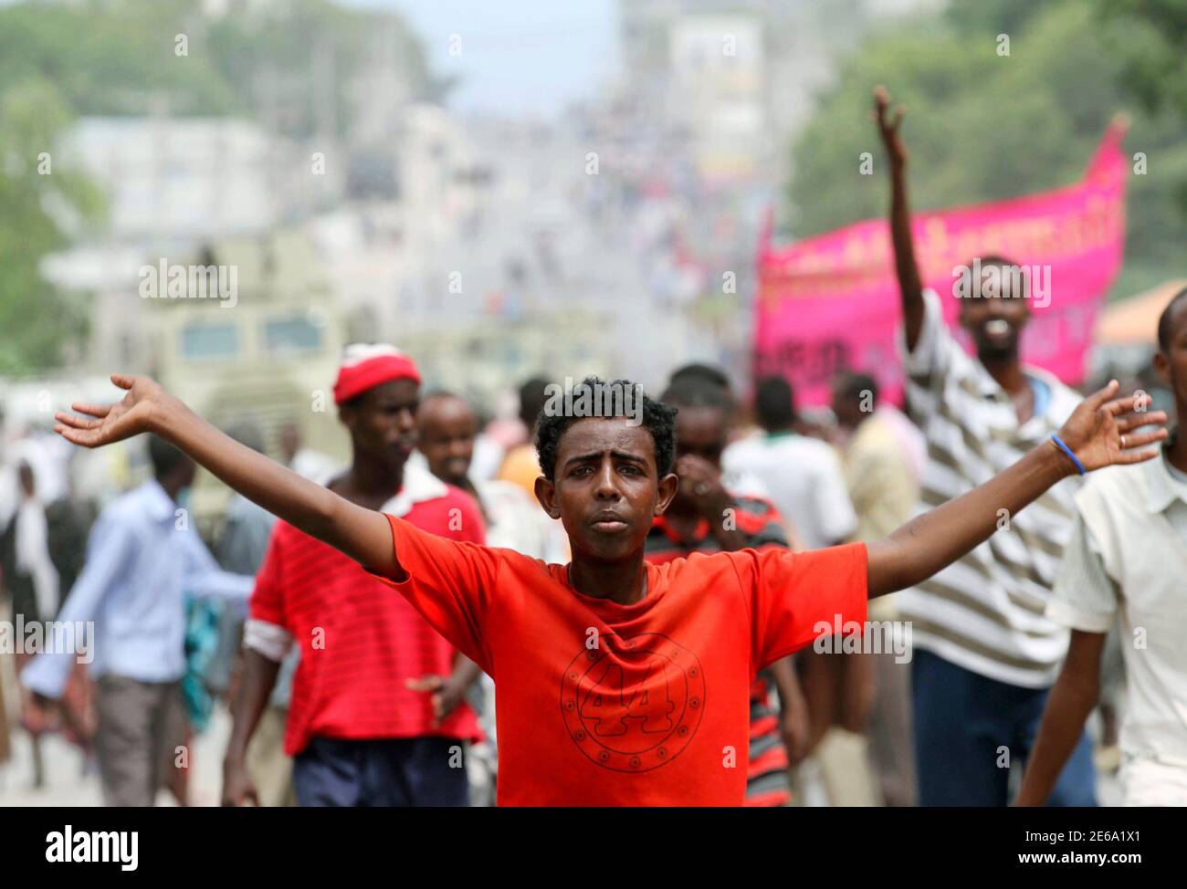 Somali demonstrators hi-res stock photography and images - Alamy