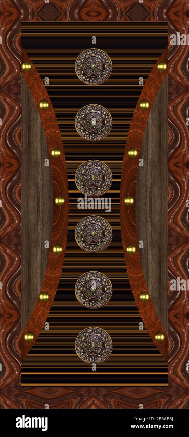 door skin design,3D illustration Stock Photo - Alamy