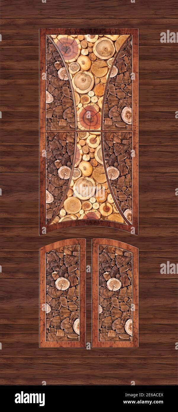 3d digital door skin design,3D illustration Stock Photo - Alamy