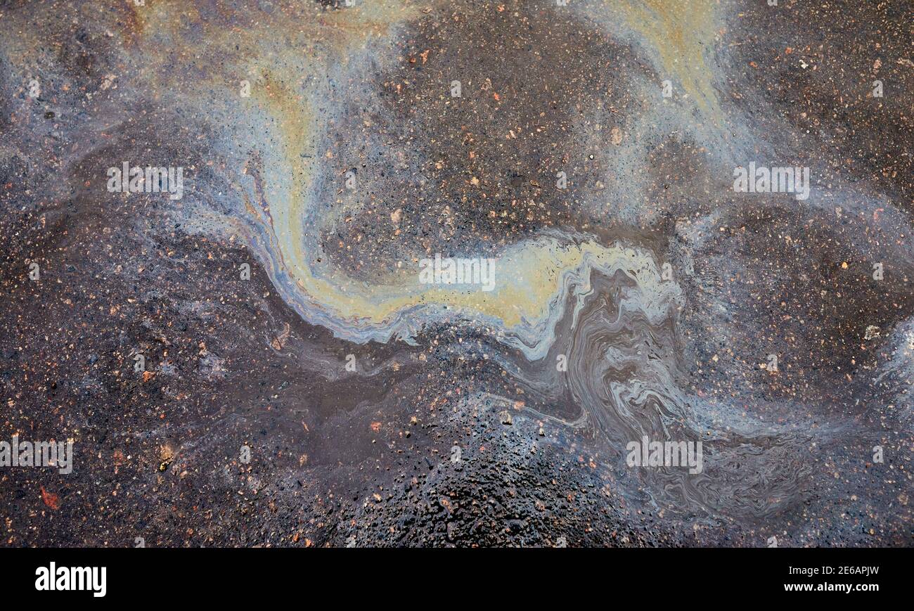 Abstract background with oil stain of oil products Stock Photo - Alamy