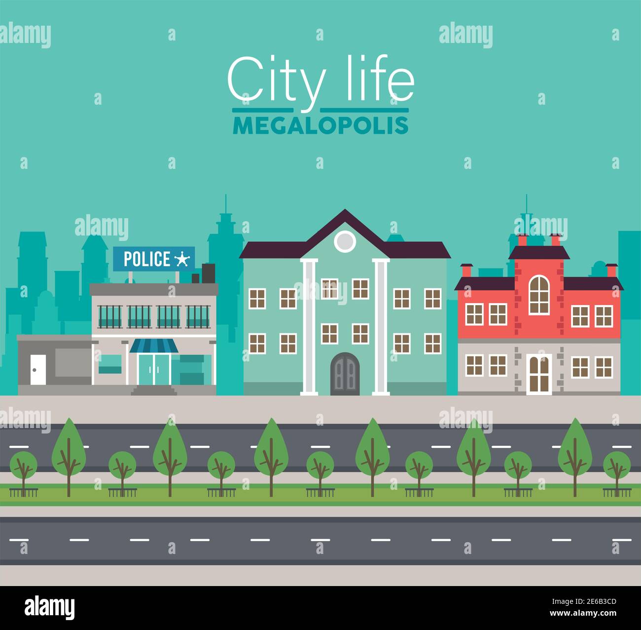 Police station lettering Stock Vector Images - Alamy