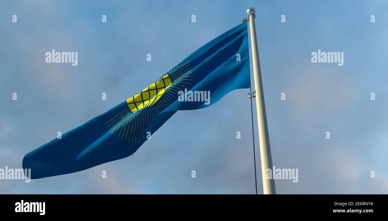 3d rendering of the national flag of the Commonwealth Stock Photo - Alamy