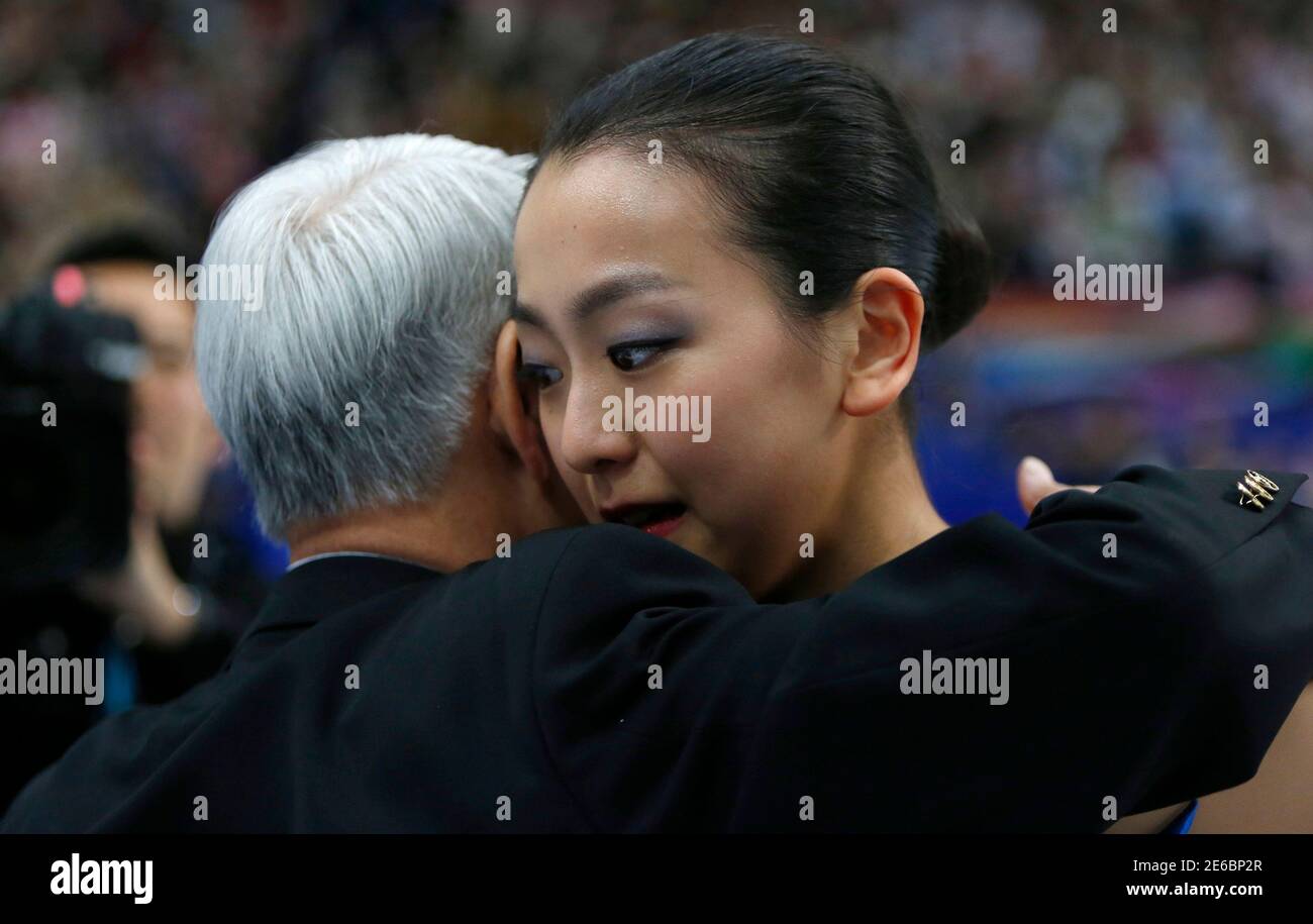 Nobuo Sato Coach Mao Asada High Resolution Stock Photography and Images ...