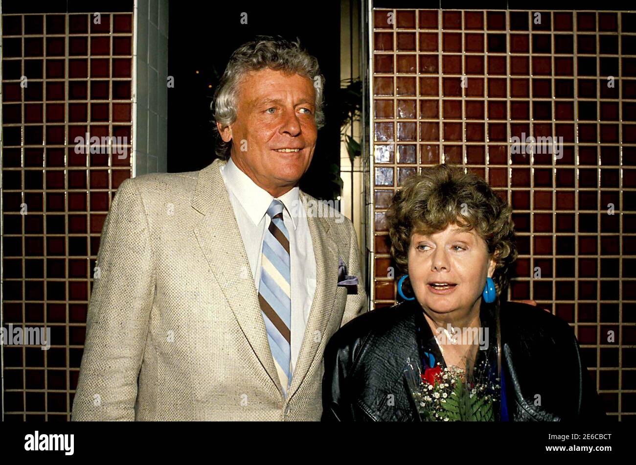 Richard Tate And Shelley Winters 1988 Credit: Ralph Dominguez ...