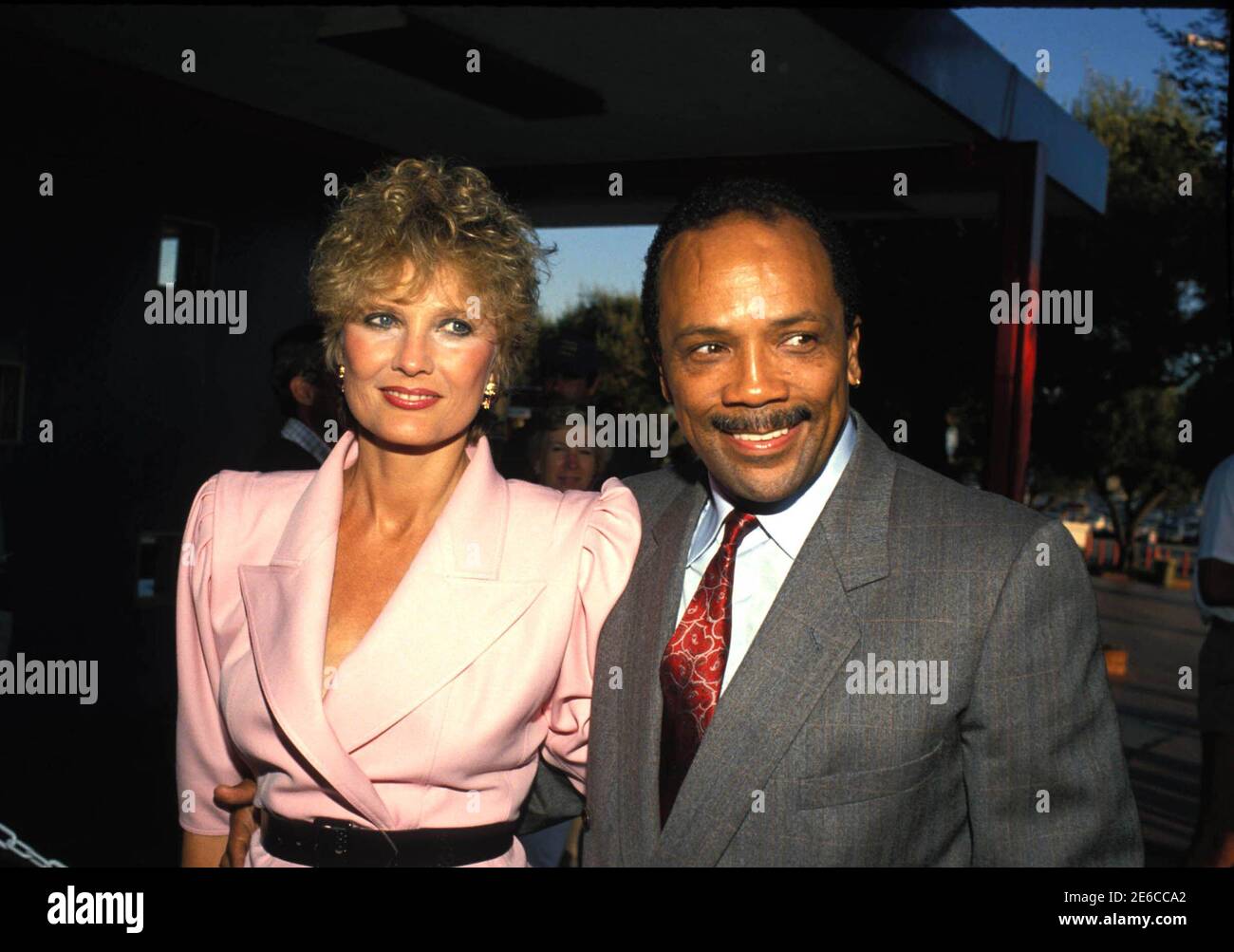 Quincy Jones And Verna Howard 06-1986 Credit: Ralph Dominguez ...