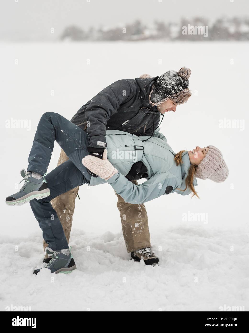Female dancing snow hi-res stock photography and images - Alamy