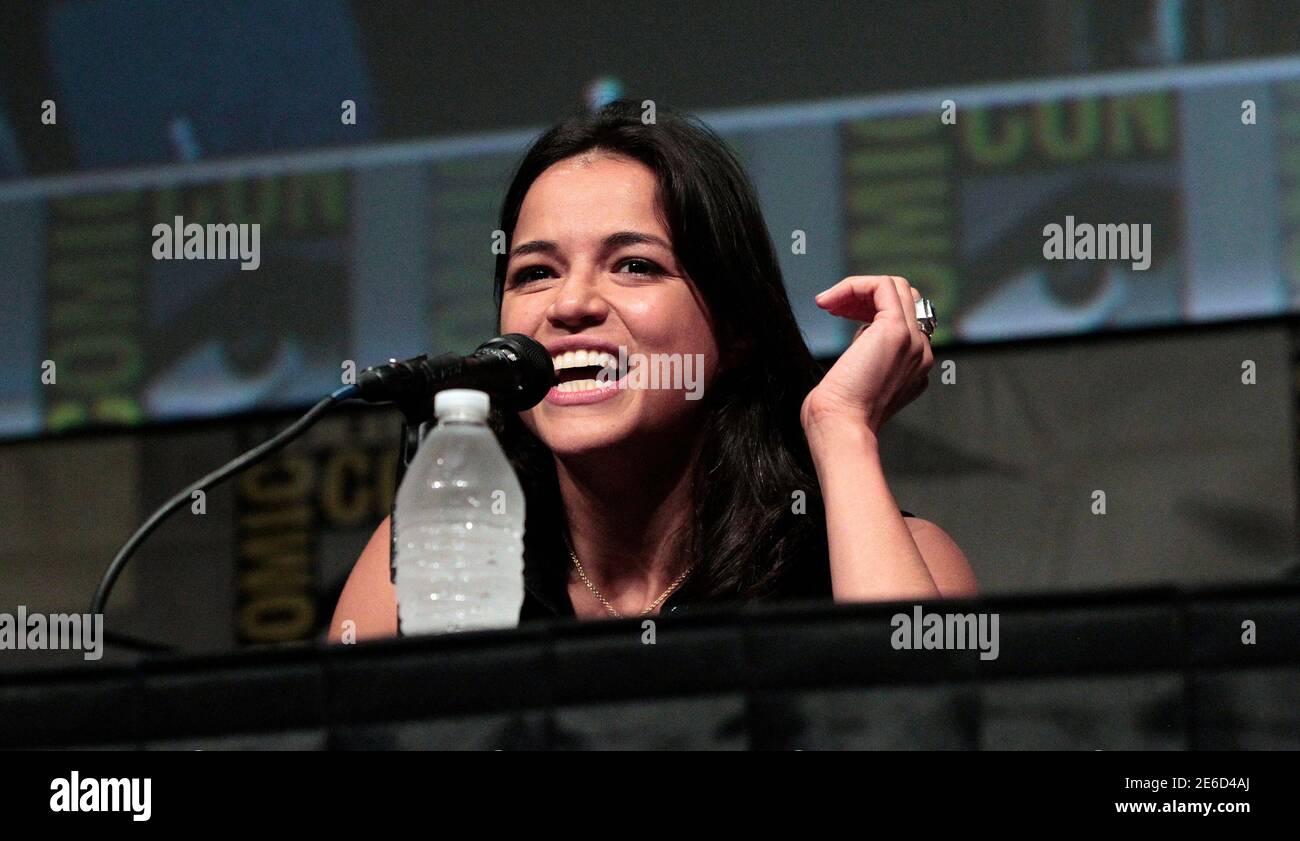 Michelle rodriguez 2012 comic con hi-res stock photography and images ...