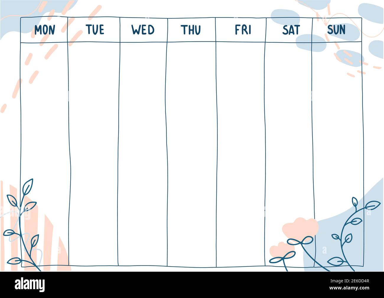 Weekly calendar hi-res stock photography and images - Alamy