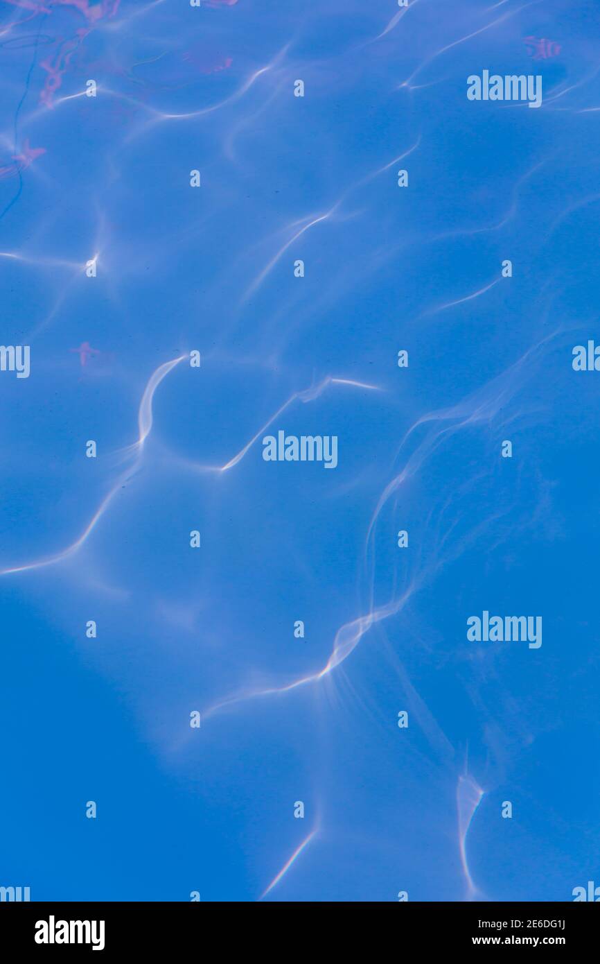 pool water reflecting in the sun Stock Photo - Alamy